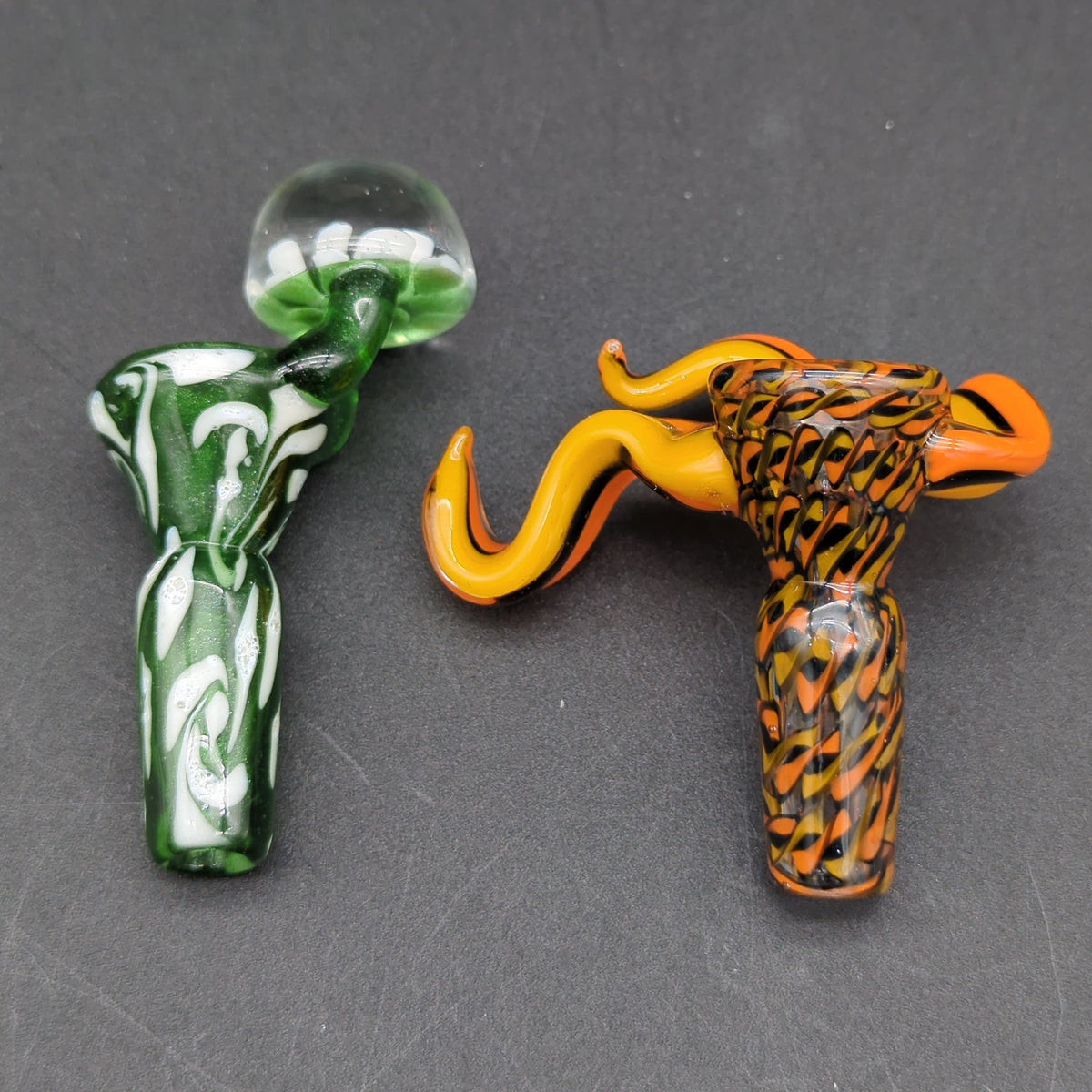 14mm Fully Worked Single Hole Slides - LLG – Avernic Smoke Shop
