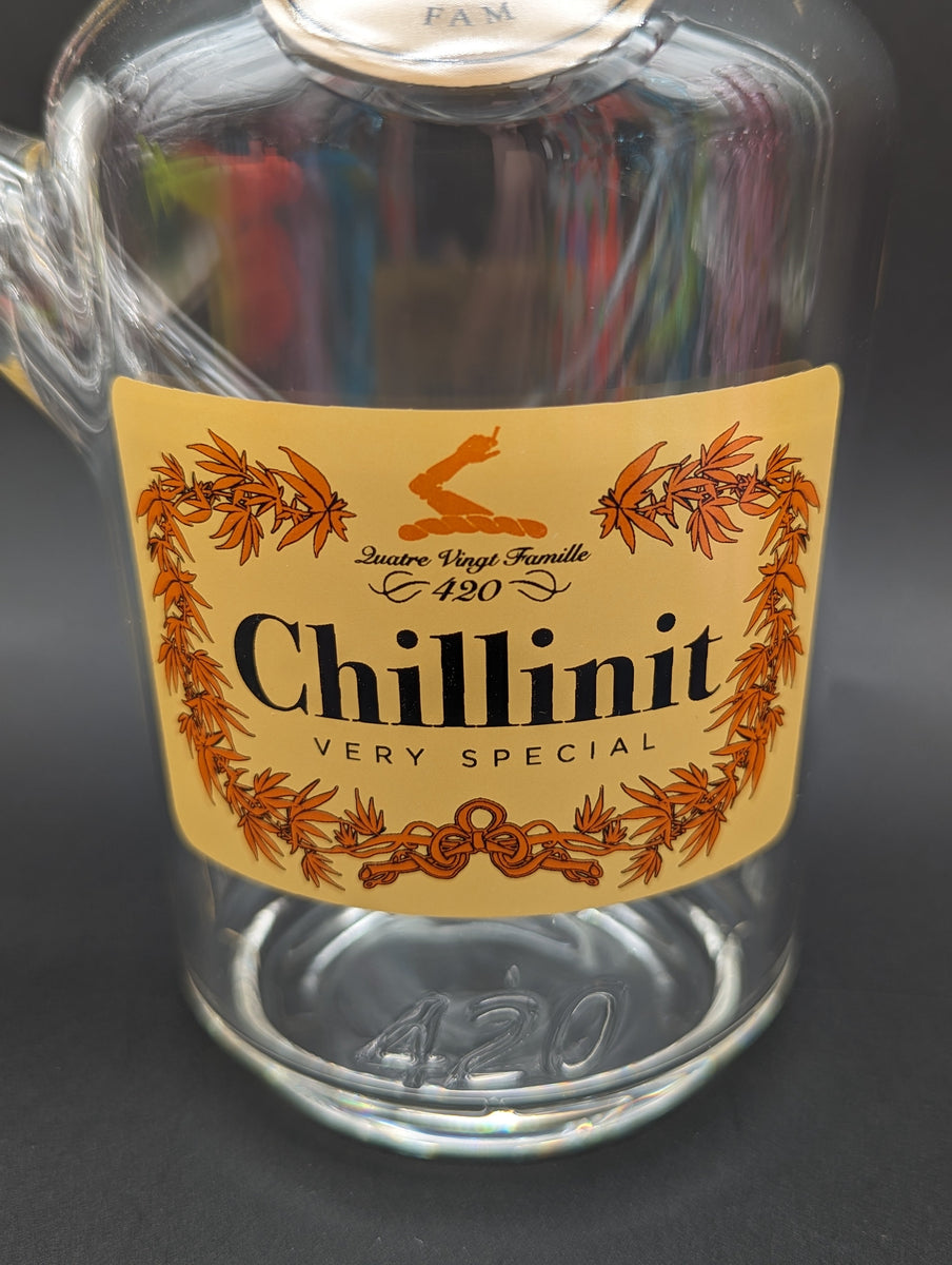 420 Chillin It - Liquor Bottle Shaped Bong – Avernic Smoke Shop