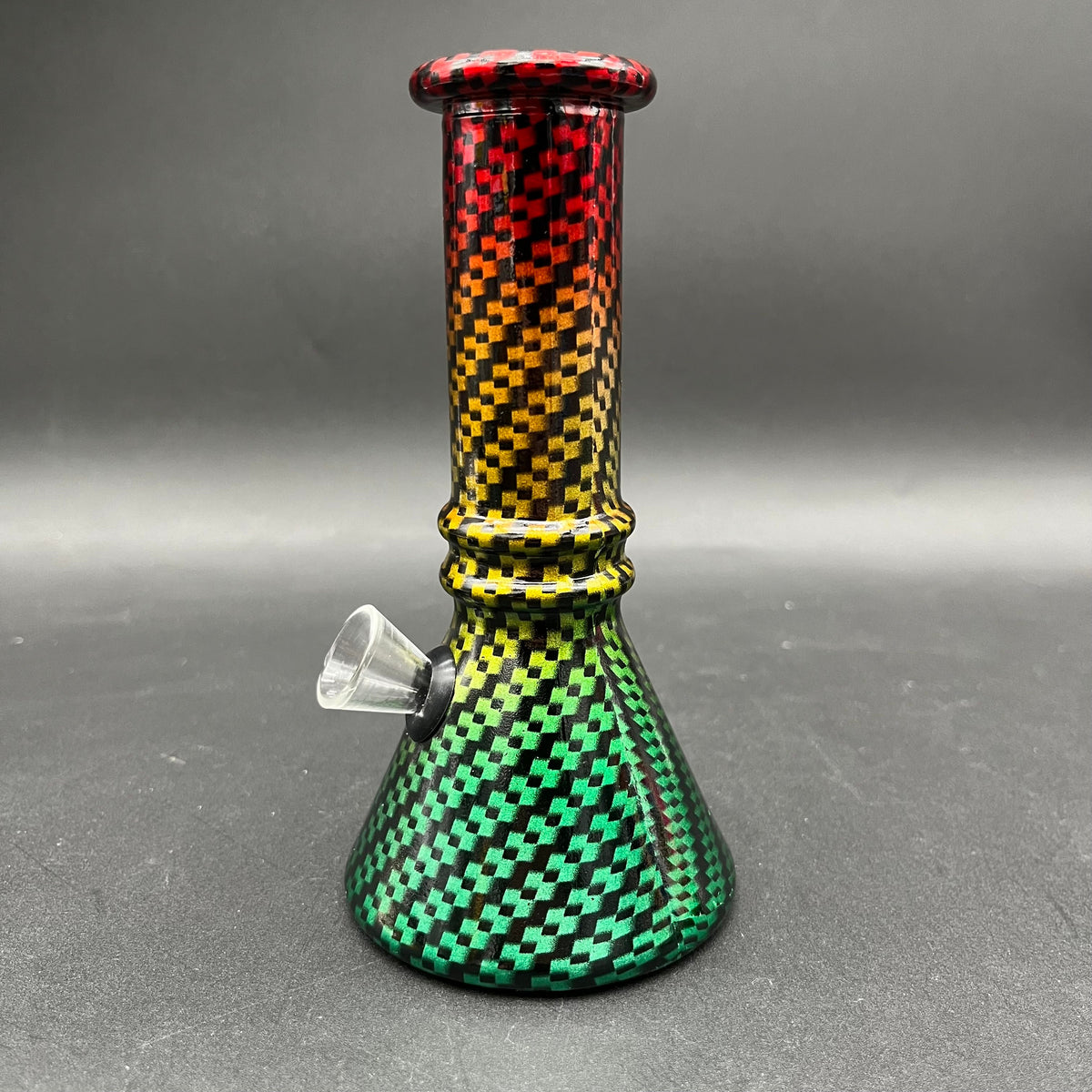 6" Rainbow Checker Pattern Mini Bubbler – Avernic Smoke Shop