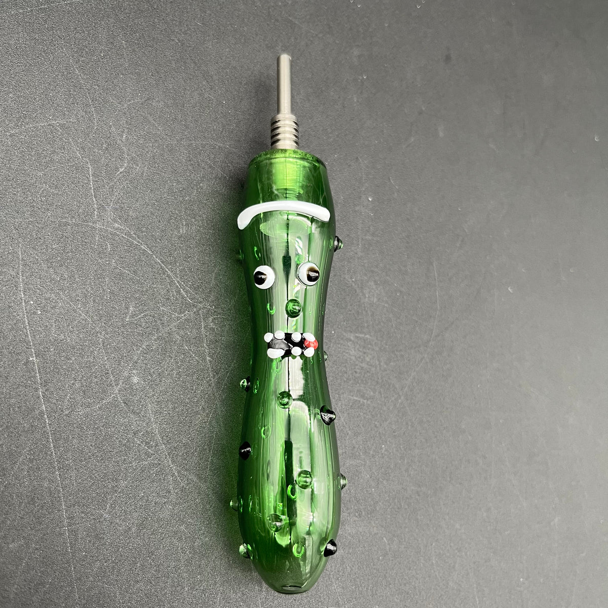 Pickle Glass Dab Straw | Titanium Tip | 5.5" – Avernic Smoke Shop