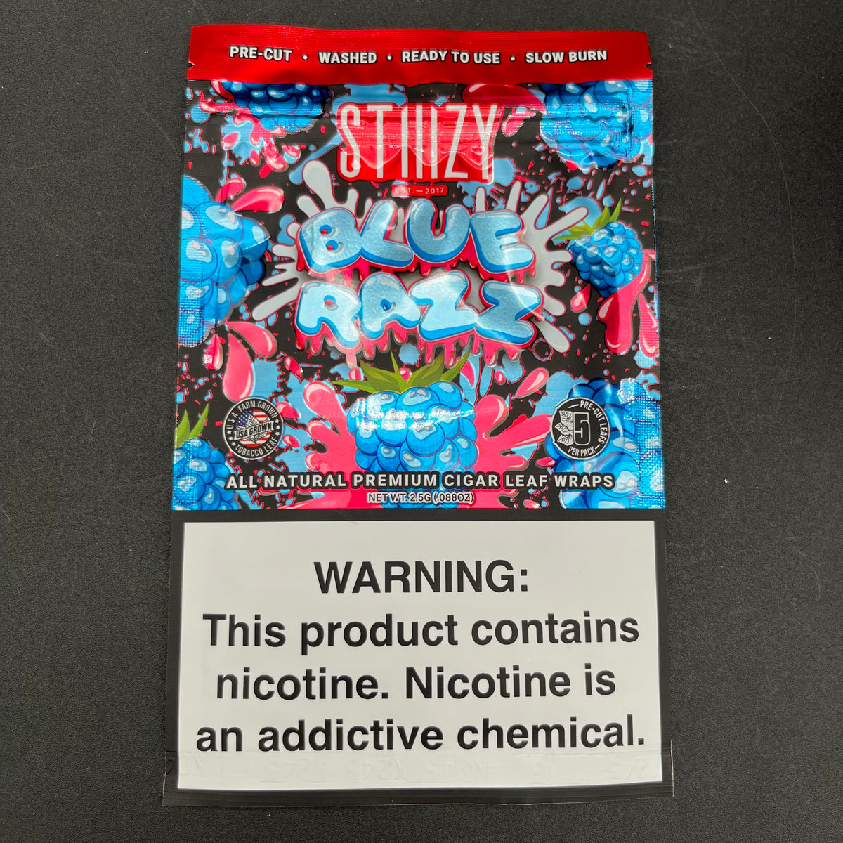 Stiiizy - Premium All Natural Leaf Wraps (5ct) – Avernic Smoke Shop