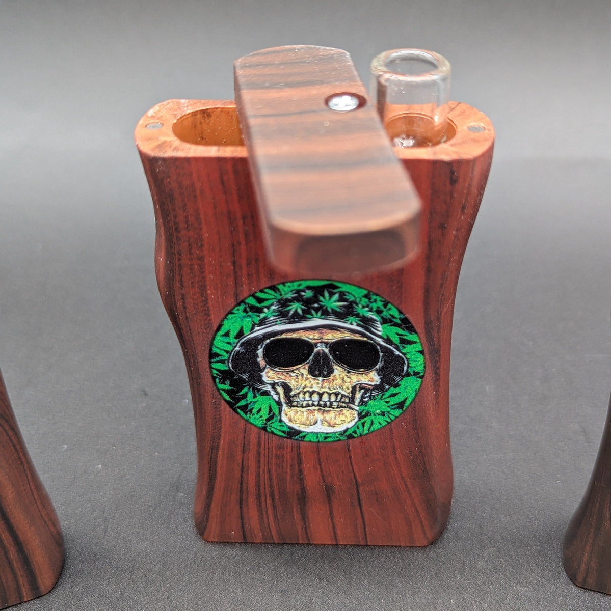 Acrylic Dugouts w/ Wood Design + Glass Pipe – Avernic Smoke Shop