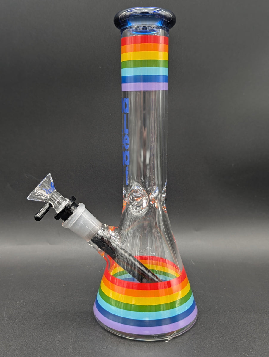 aLeaf Pride Glass Beaker Water Pipe | 10" – Avernic Smoke Shop