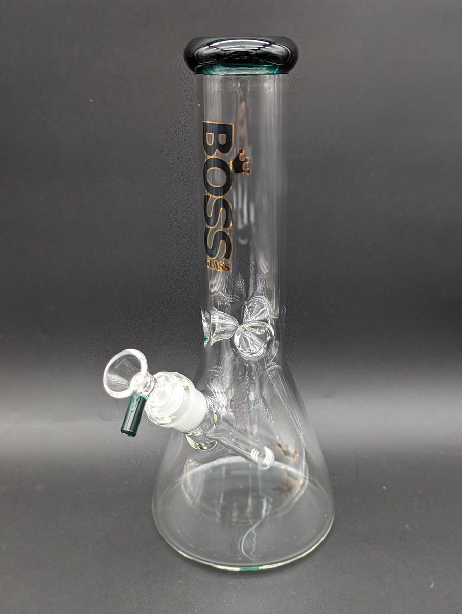Boss Glass 12" Beaker Bong – Avernic Smoke Shop