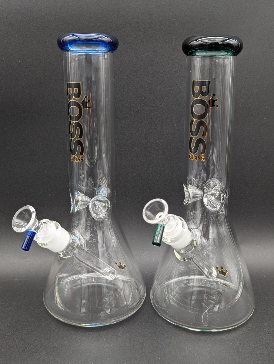Boss Glass 12" Beaker Bong – Avernic Smoke Shop