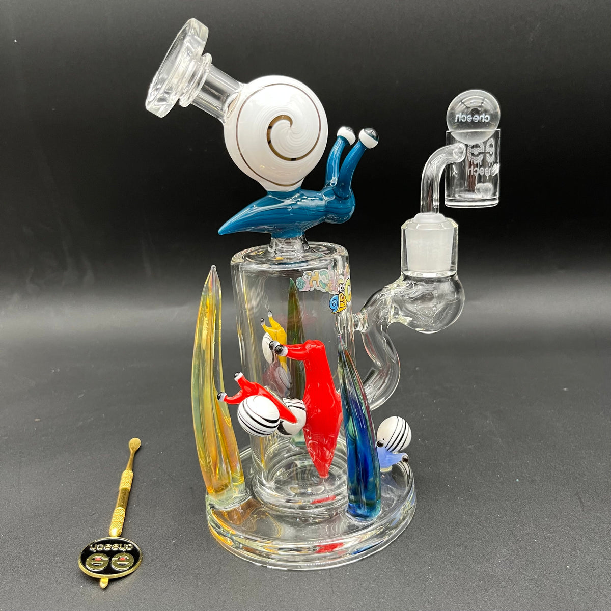Cheech Glass - 8.5" Snailmate Water Pipe – Avernic Smoke Shop