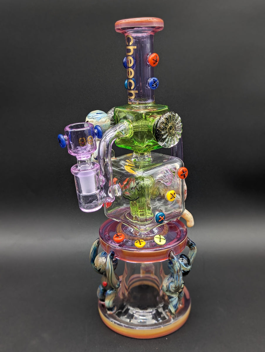 Cheech Glass - Aliens Lifting the King Water Pipe – Avernic Smoke Shop