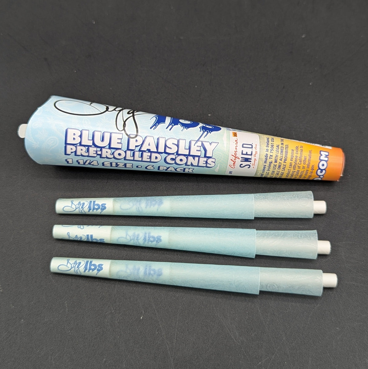 Dogg Lbs Blue Paisley Cones 1 1/4 - 6pk – Avernic Smoke Shop