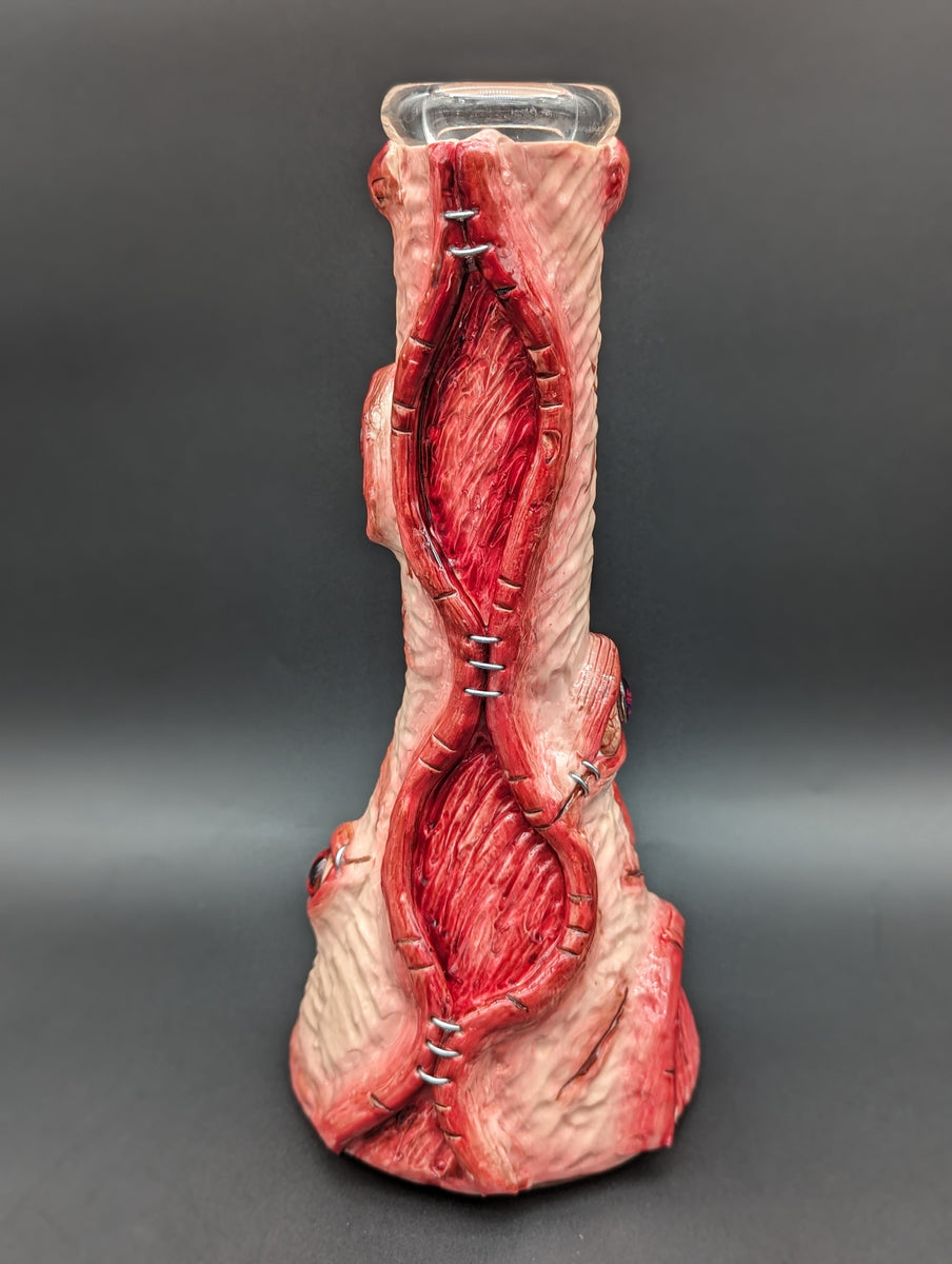 Flesh Monster 3D Beaker Bong 12" – Avernic Smoke Shop