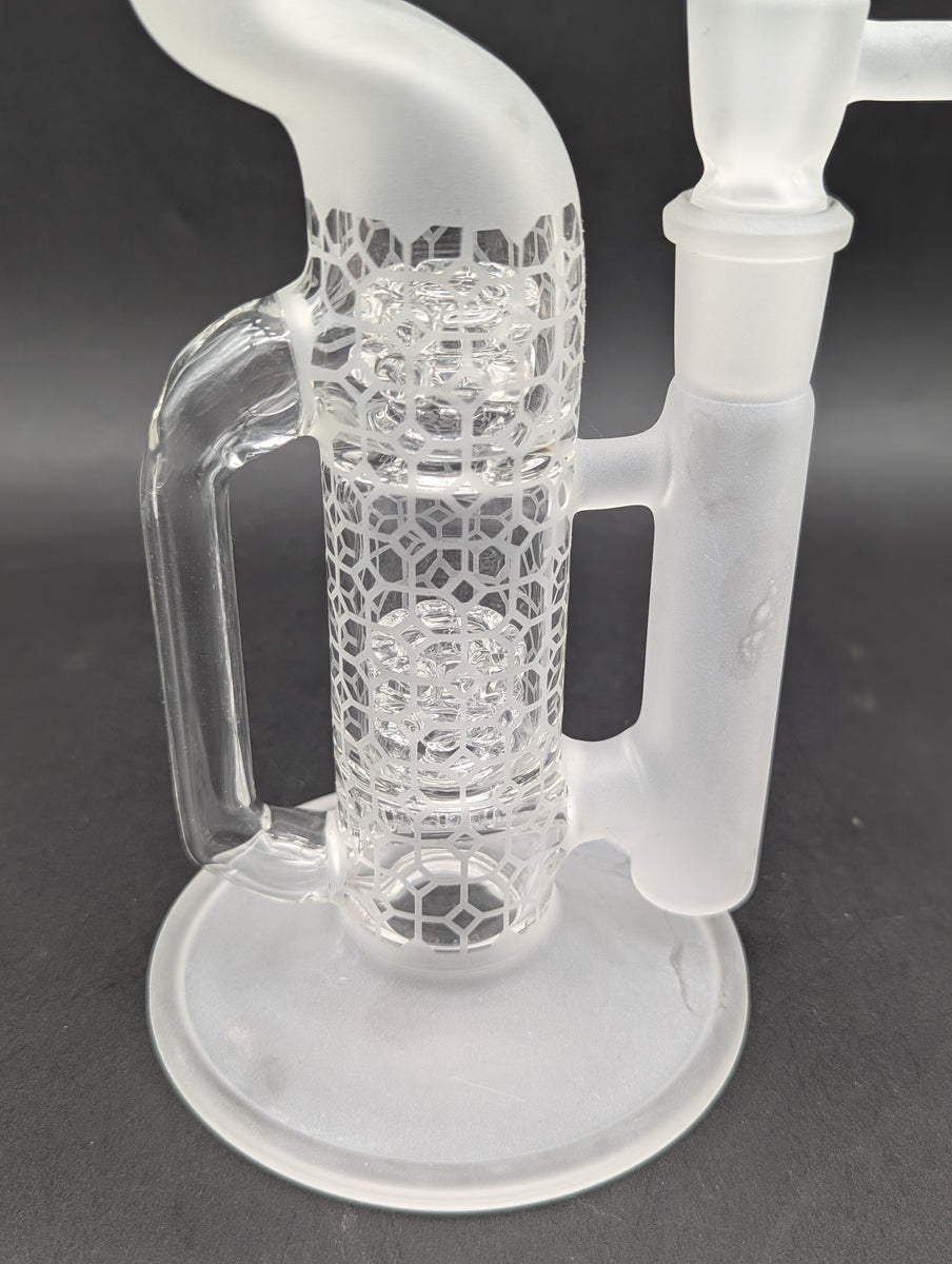 Gnob 14" Sandblasted Bent Neck Treecycler – Avernic Smoke Shop