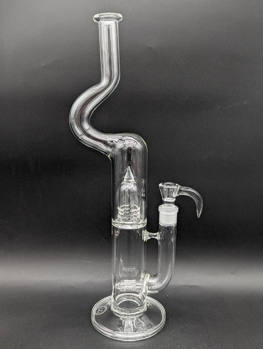 Greek Glass 17" Natty Neck Inline Dome – Avernic Smoke Shop