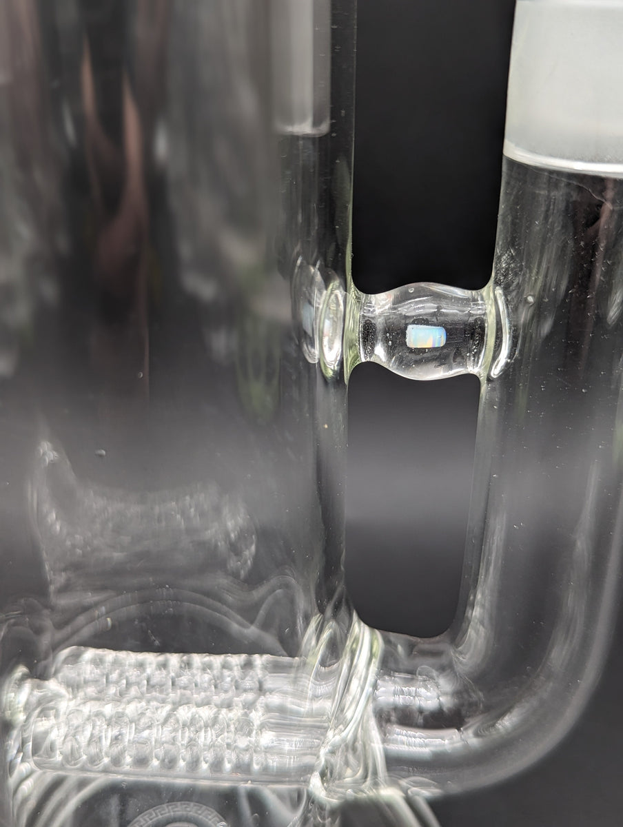 Greek Glass Dual Inline Tube w/ Opal – Avernic Smoke Shop