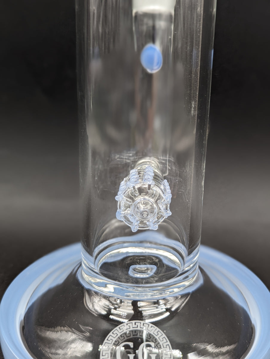 Greek Glass Kingstem Perc w/ Splash Guard – Avernic Smoke Shop