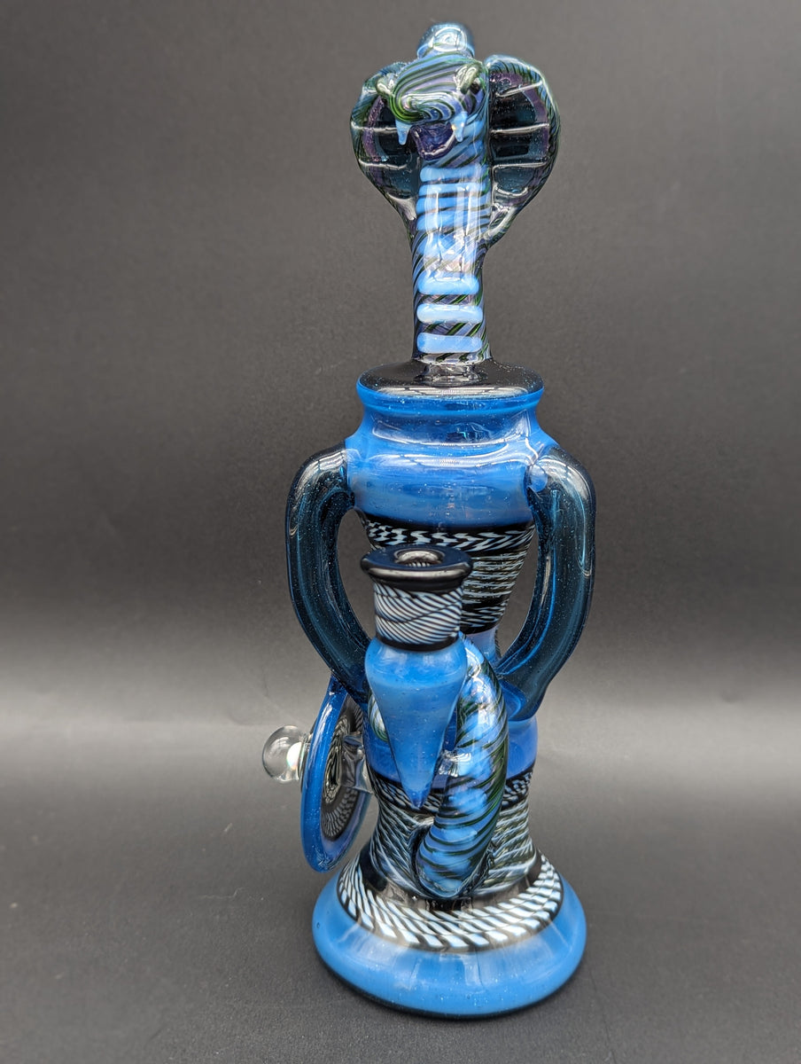 Mako Glass 9.5" Cobra Recycler Dab Rig – Avernic Smoke Shop