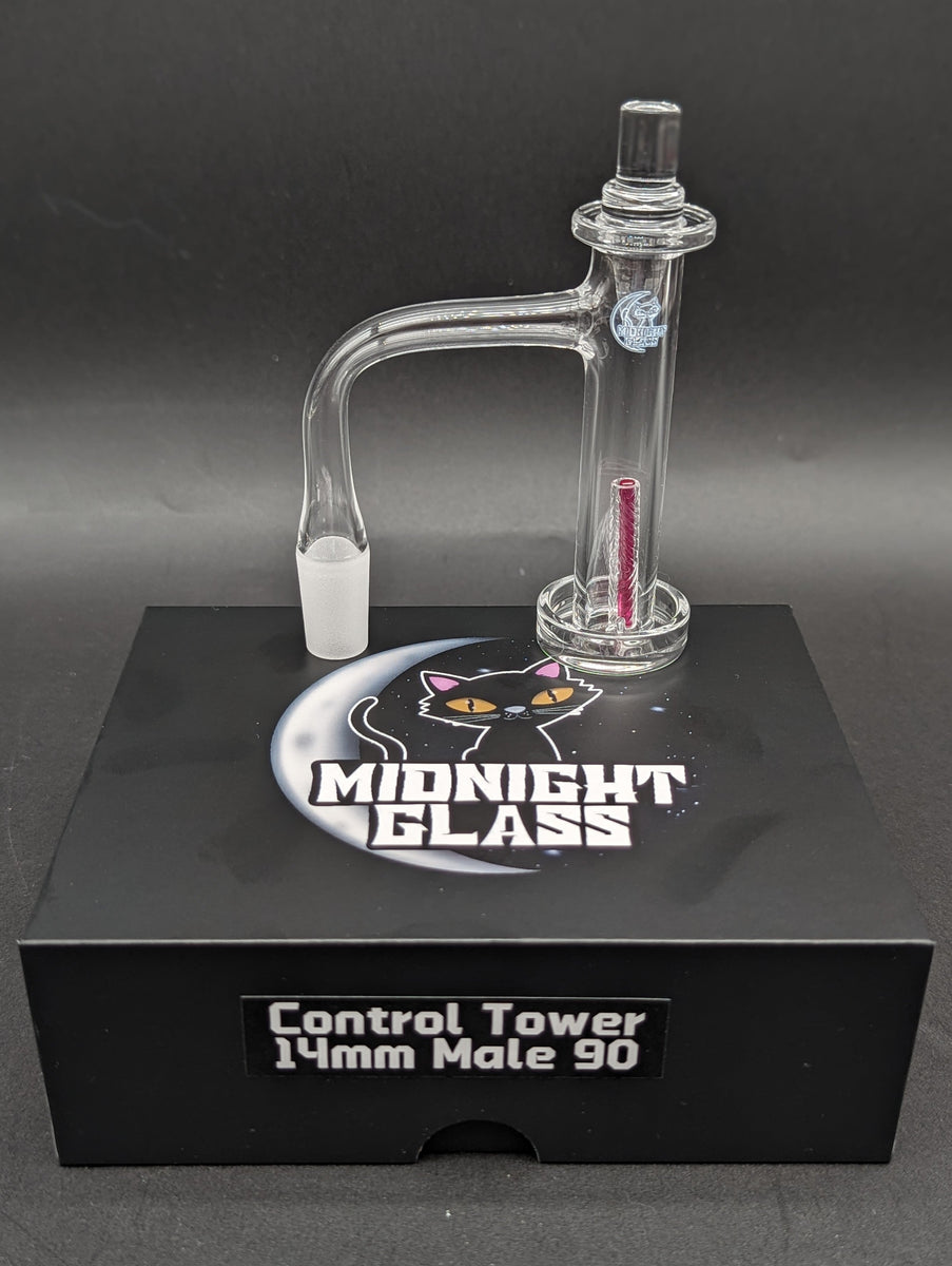 Midnight Quartz Control Tower Banger Set 14mm – Avernic Smoke Shop