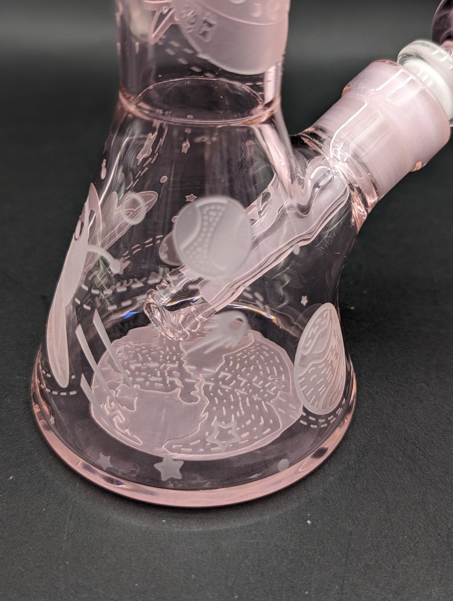Milkyway Glass Space Odyssey 8" Beaker - Pink – Avernic Smoke Shop