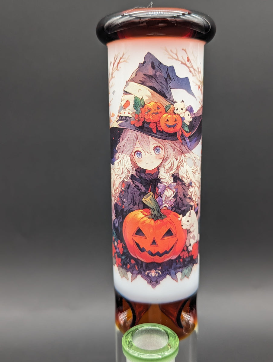 Pulsar Anime Halloween Straight Tube Glass Water Pipe | 9.75" – Avernic ...
