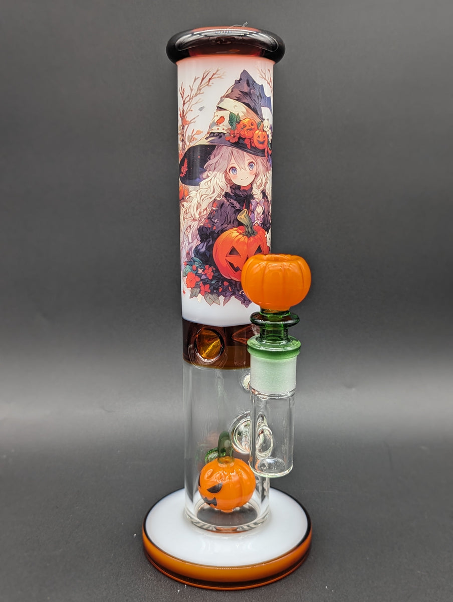 Pulsar Anime Halloween Straight Tube Glass Water Pipe | 9.75" – Avernic ...