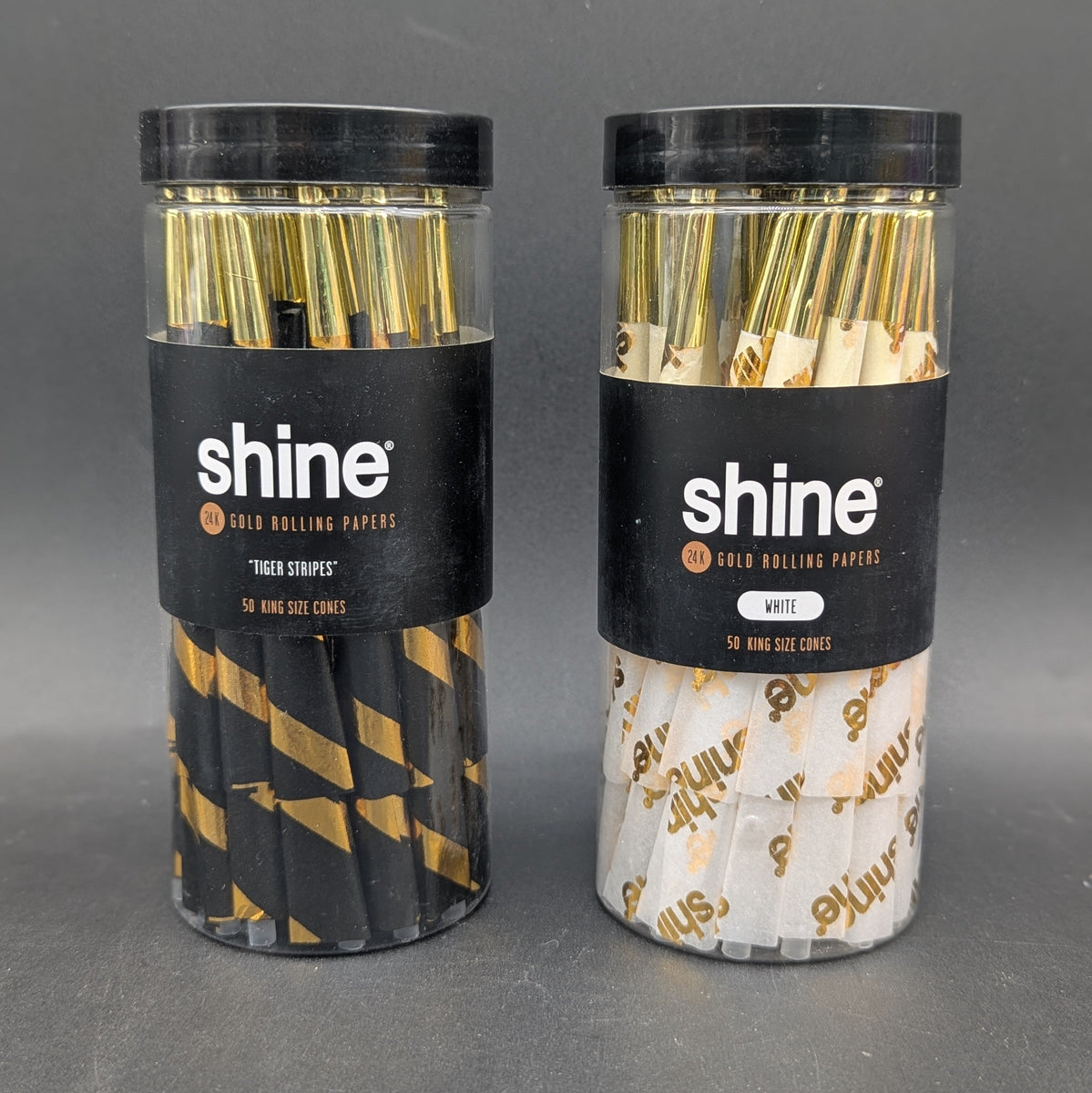 Shine 24K Gold Pre-Rolled Cones | King Size | 50pc Jar – Avernic Smoke Shop