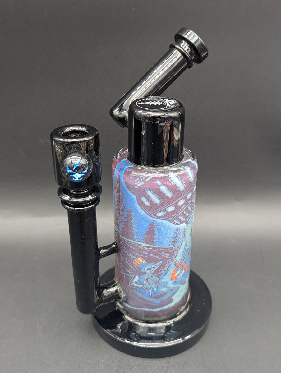 The Grateful Dead x Pulsar Inside Print Glass Water Pipe | Close Encou ...
