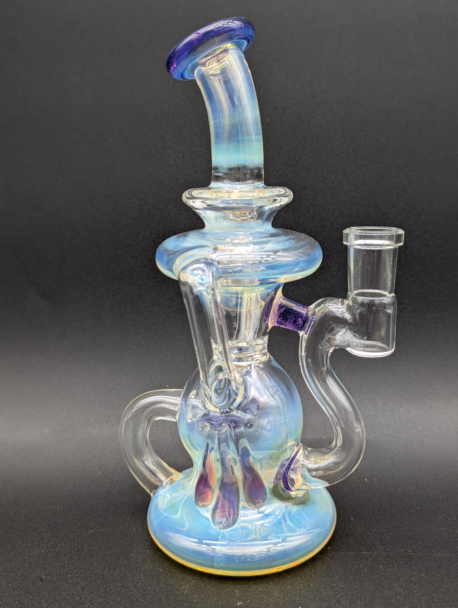 Uzzi Glass Fumed Klein Recycler Dab Rig – Avernic Smoke Shop