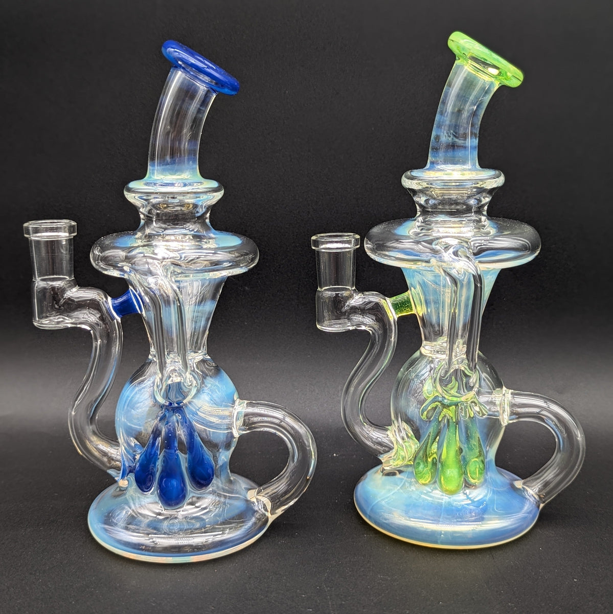Uzzi Glass Fumed Klein Recycler Dab Rig – Avernic Smoke Shop