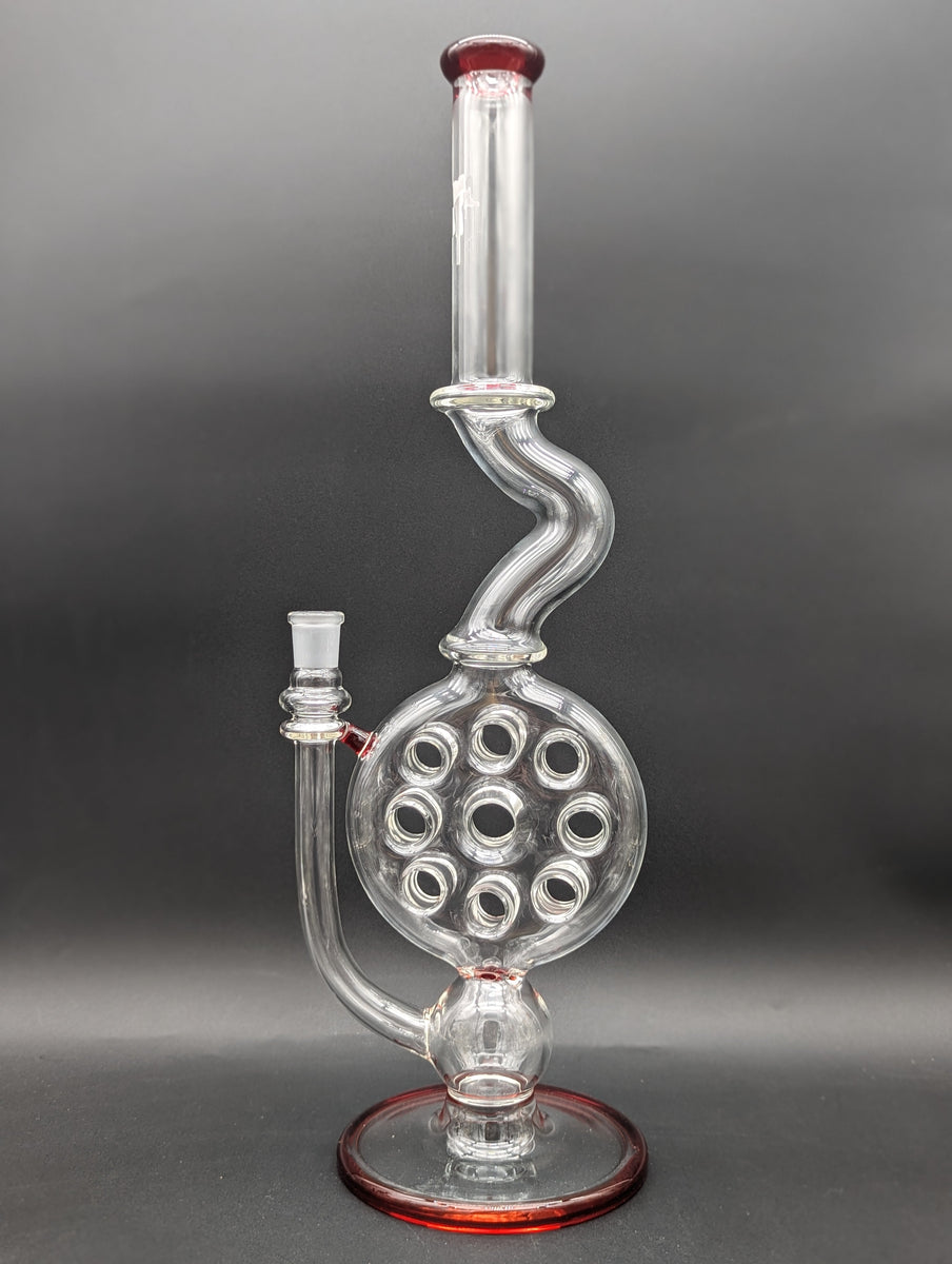 Uzzi Glass Swiss Perc Bong - Side Feeder – Avernic Smoke Shop
