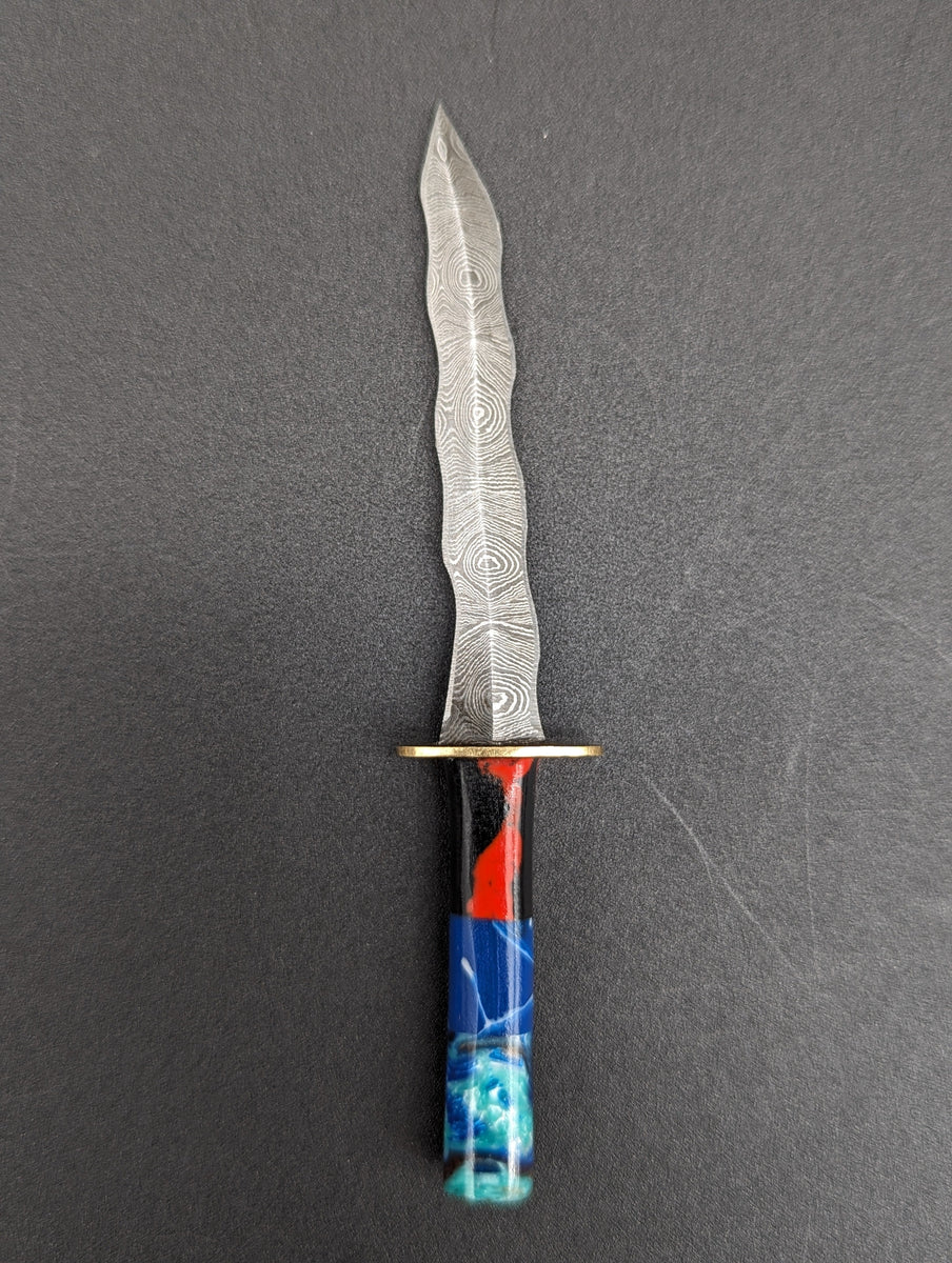 Wavy Sword Damascus Steel Dab Tool 4.25" – Avernic Smoke Shop