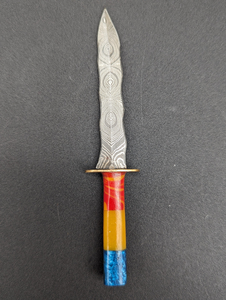 Wavy Sword Damascus Steel Dab Tool 4.25" – Avernic Smoke Shop