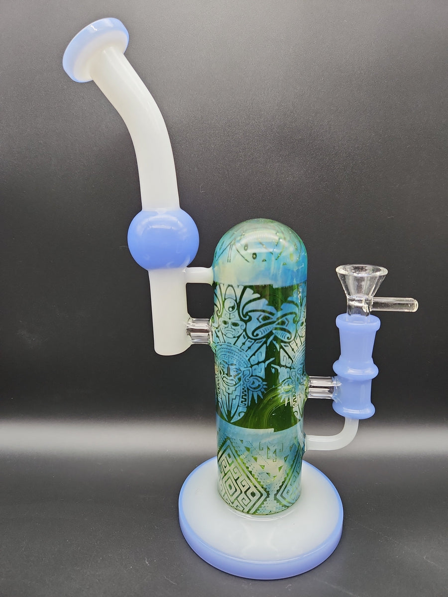 10.5" Designer Glass Sidecar Bubbler – Avernic Smoke Shop
