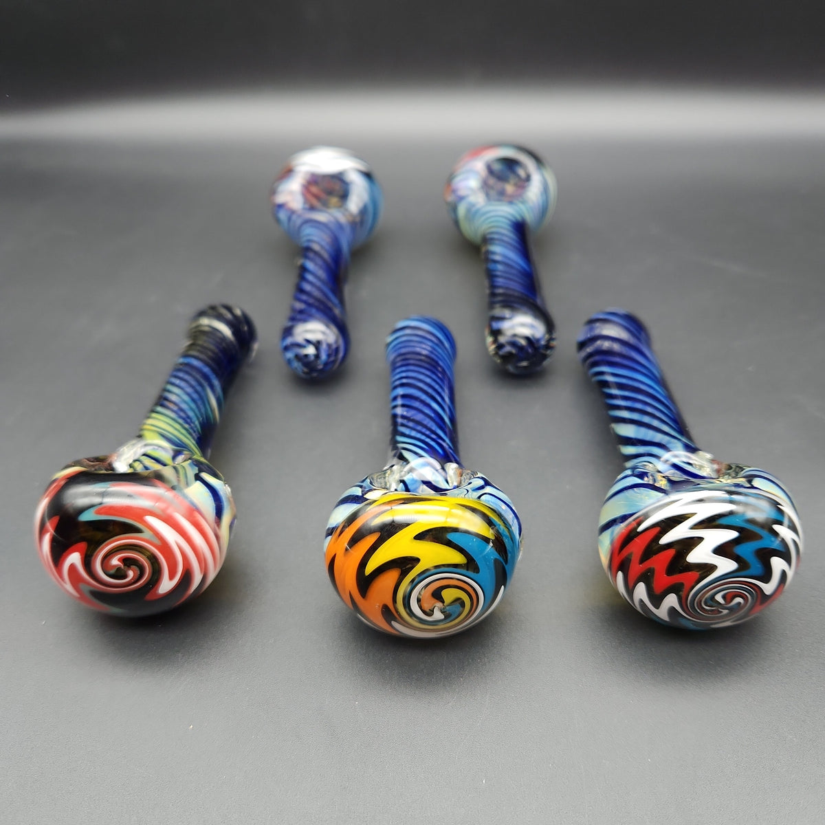 4.5" Color Swirl Wig Wag Hand Pipe – Avernic Smoke Shop