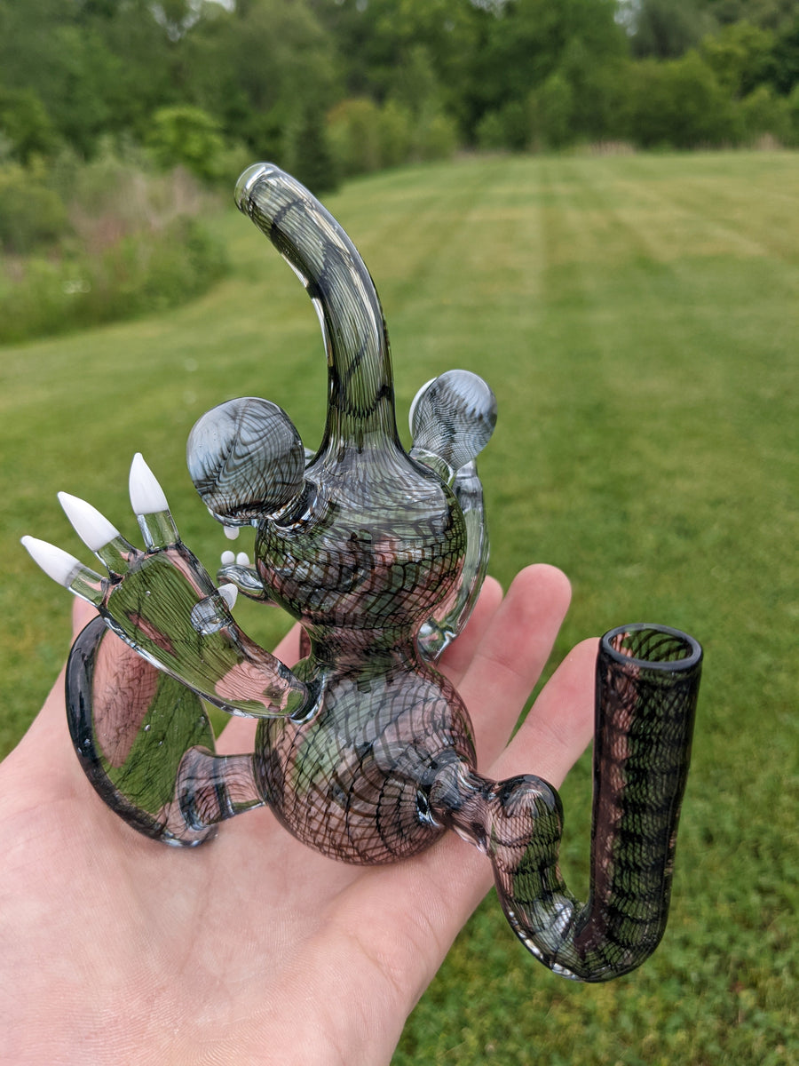 6" Akame Glass Excited Monster Dab Rig – Avernic Smoke Shop