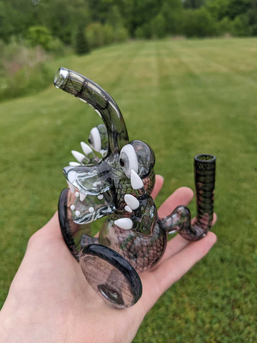 6" Akame Glass Excited Monster Dab Rig – Avernic Smoke Shop