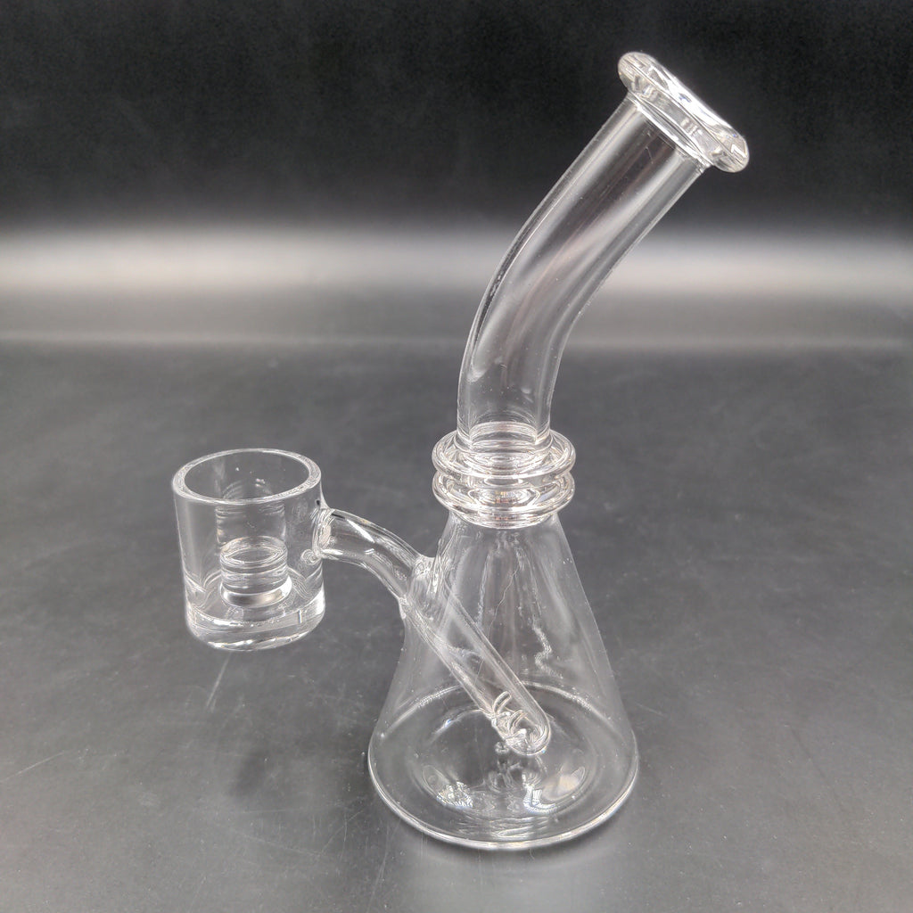 Full Quartz Beaker Rig W/ Built-In Reactor Core Banger(5") – Avernic ...