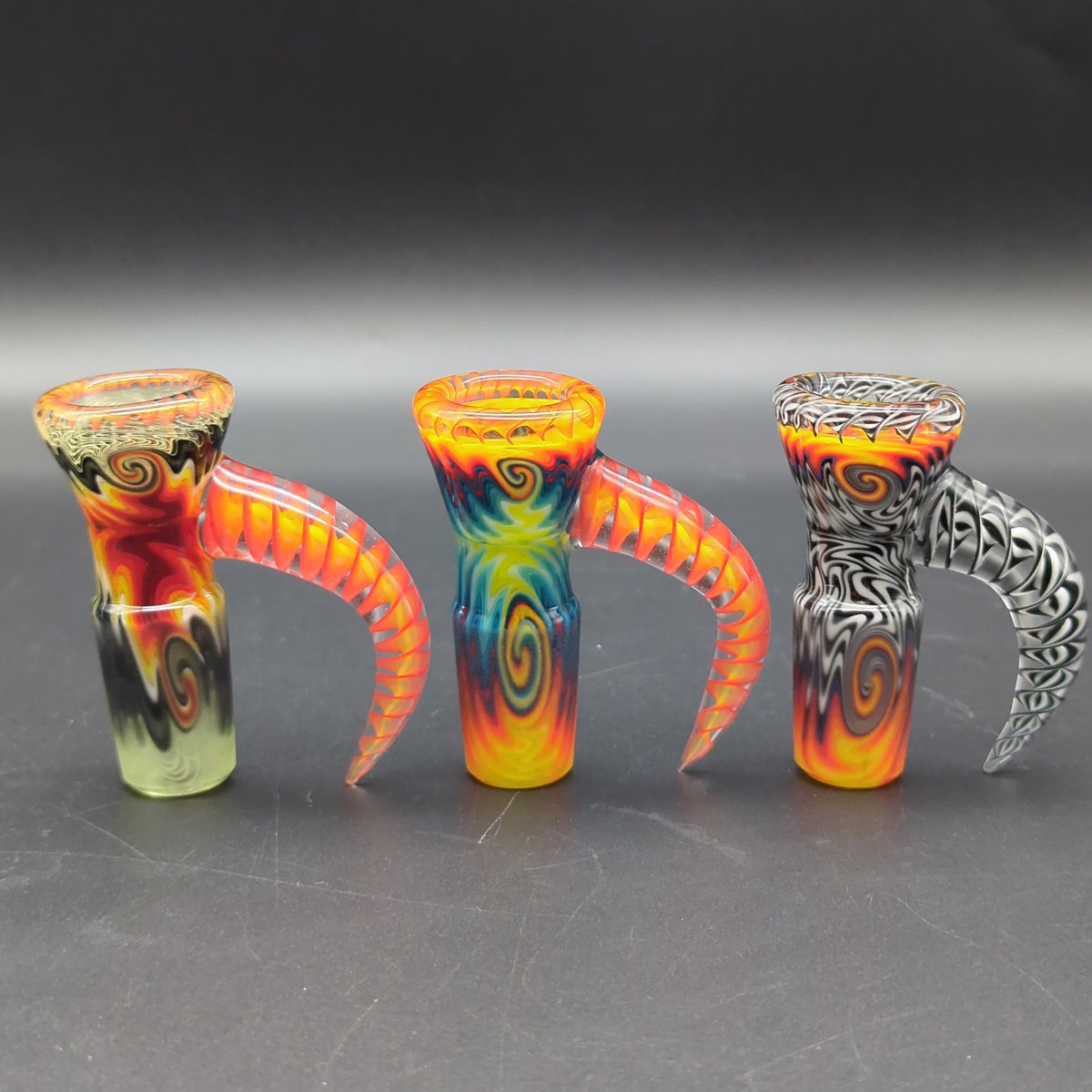 Full Wig Wag 18mm Heady Slide w/ Claw - by Connor Klaus – Avernic Smoke ...