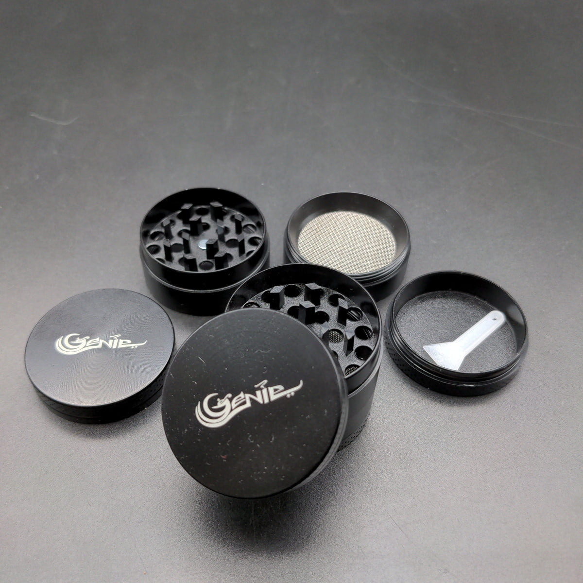 Genie 40mm Mini Metal Grinder – Avernic Smoke Shop