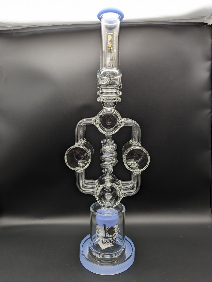 Lookah Platinum Series 20" 4 Cylinder Super Recycler Water Pipe ...