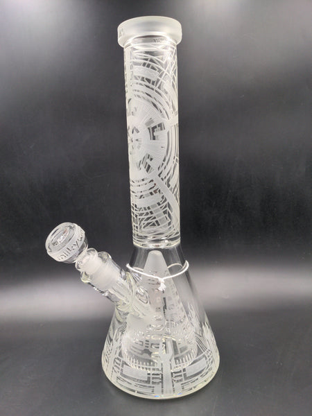 Milky Way Glass "Nuclear Reactor" Pyramid Beaker – Avernic Smoke Shop