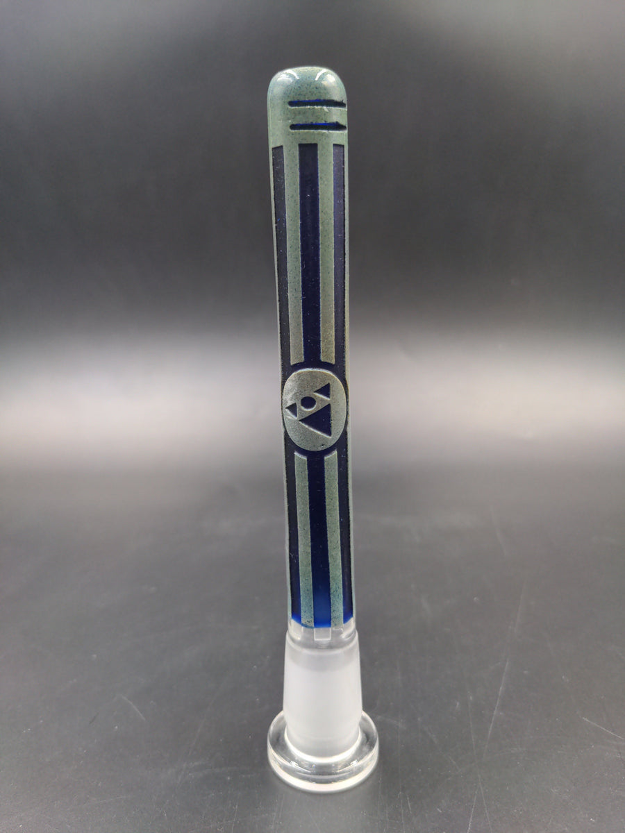 Milky Way Glass "Universe Technicolor Blue" Downstem – Avernic Smoke Shop