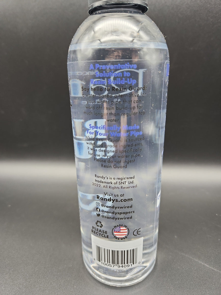 Randy's Resin Guard Water Pipe Solution | 12oz Bottle – Avernic Smoke Shop