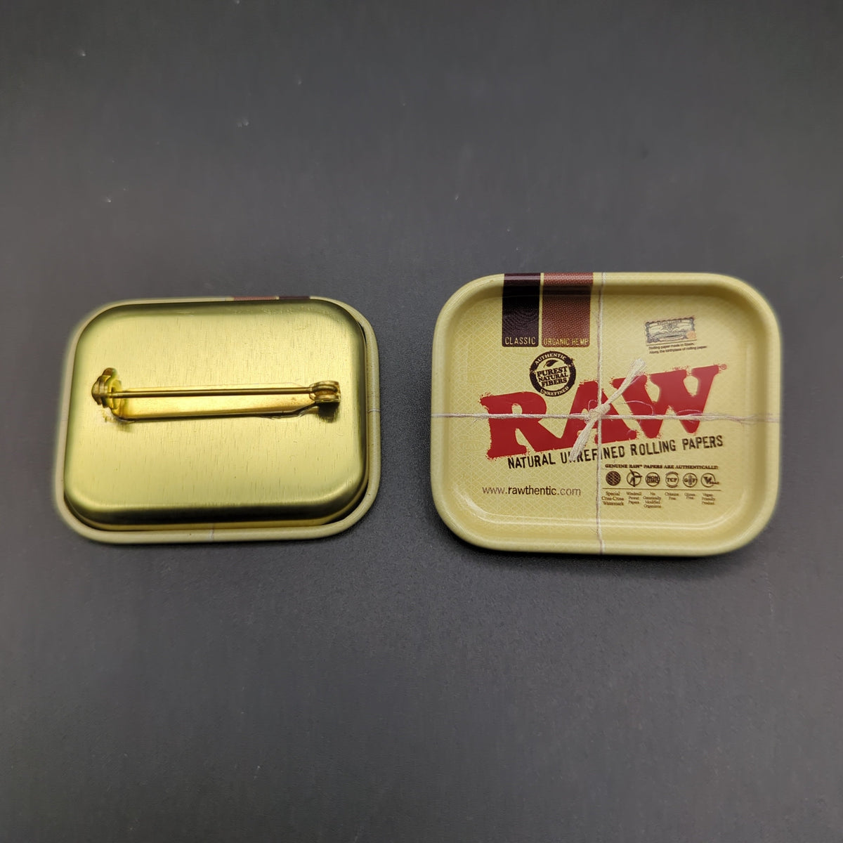 RAW Tiny Rolling Tray Pin | 1.8" x 1.5" – Avernic Smoke Shop