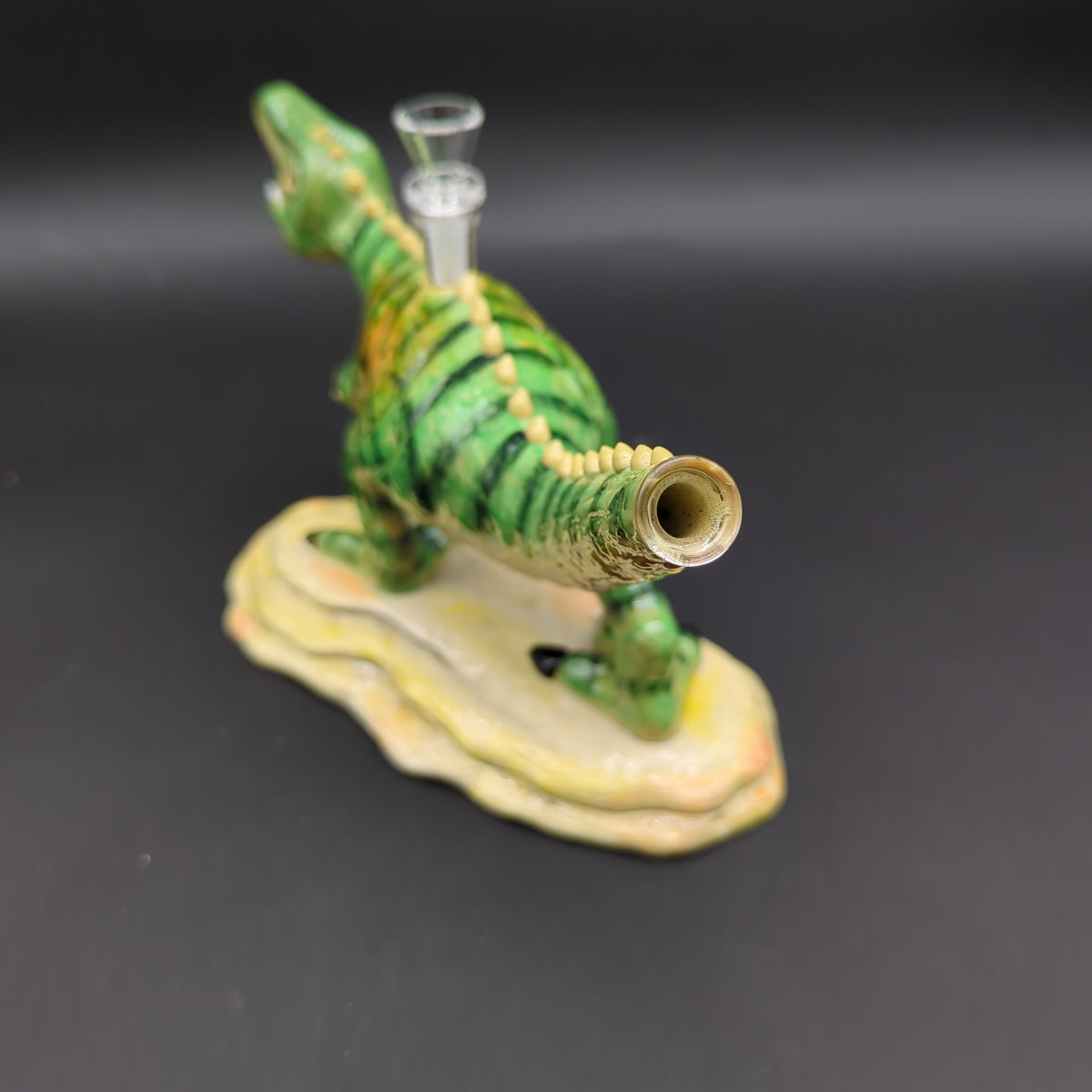 T Rex Dinosaur Bong - Glass and Resin – Avernic Smoke Shop