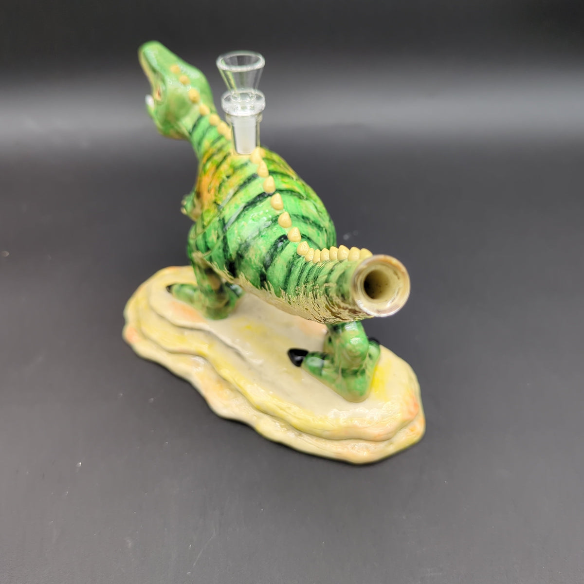 T Rex Dinosaur Bong - Glass and Resin – Avernic Smoke Shop