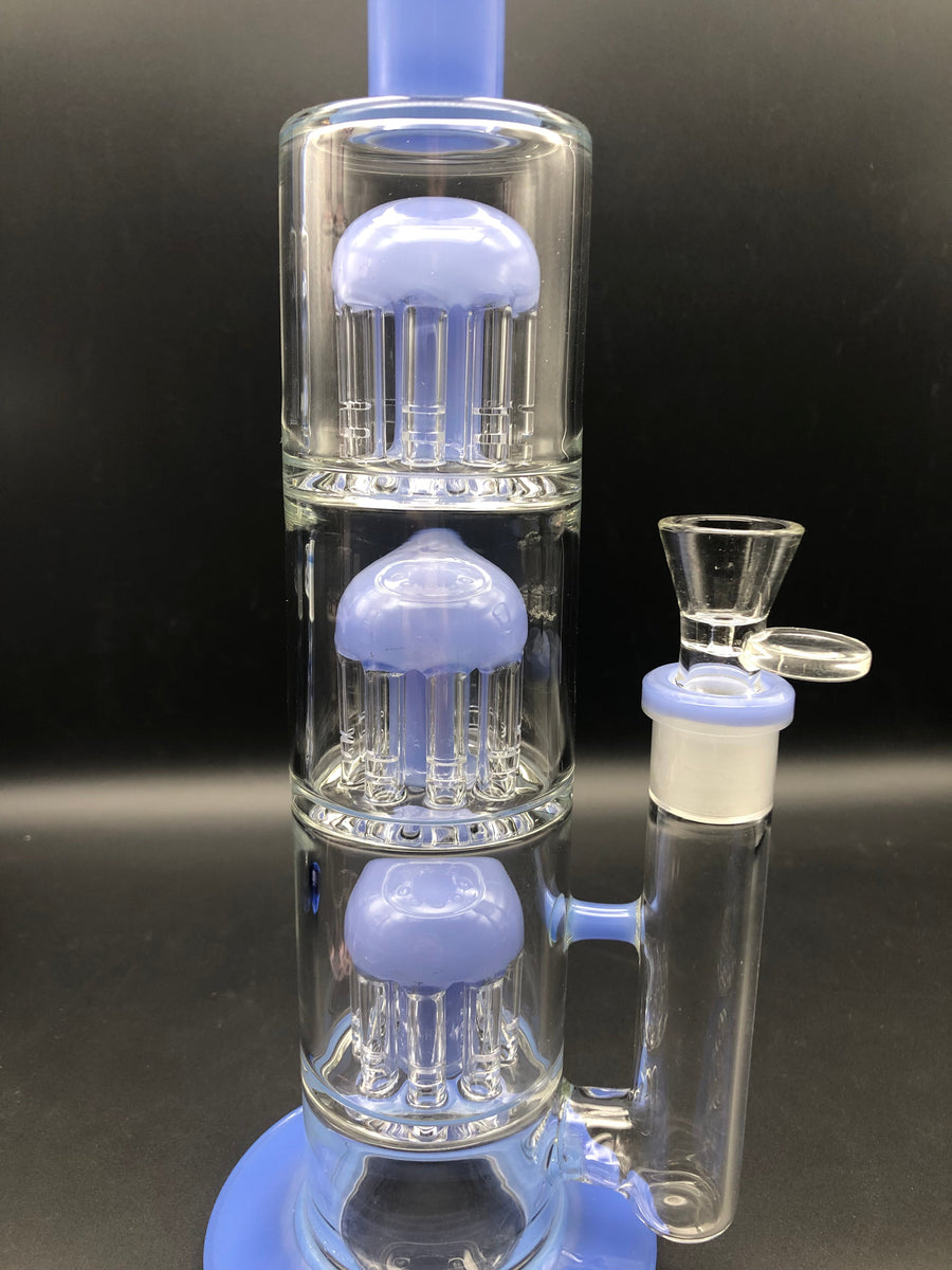 Triple Tree Perc 16" Straight Tube Bong – Avernic Smoke Shop